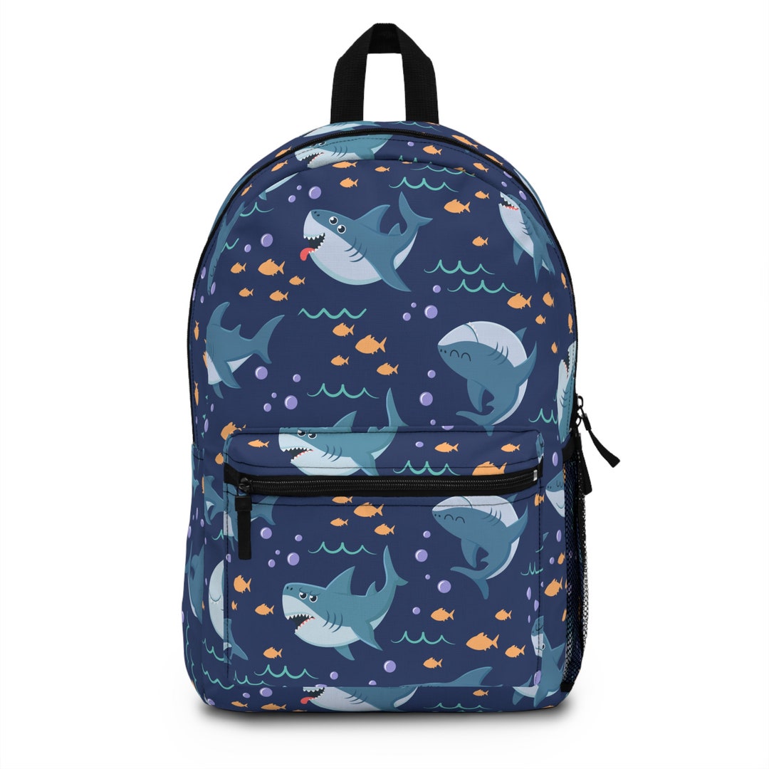 Sharks Backpack | Backpack Back to School | Sharks Design | Backpack ...