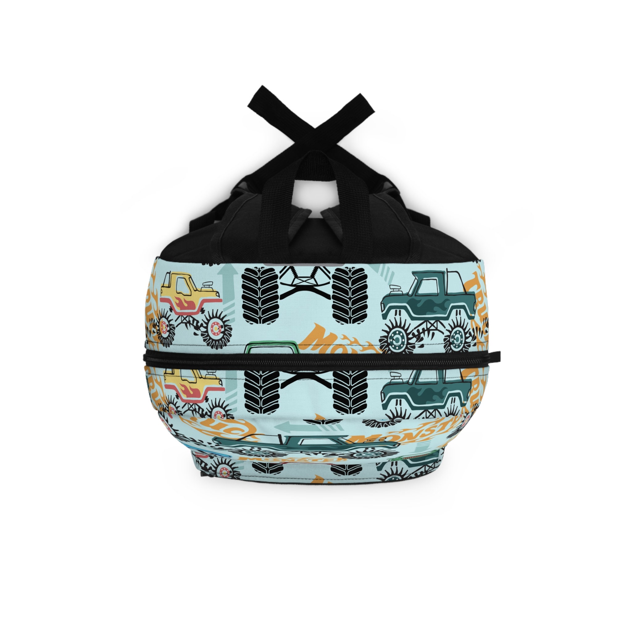 Monster Trucks Backpack Backpack Back to School Monster Trucks Design ...