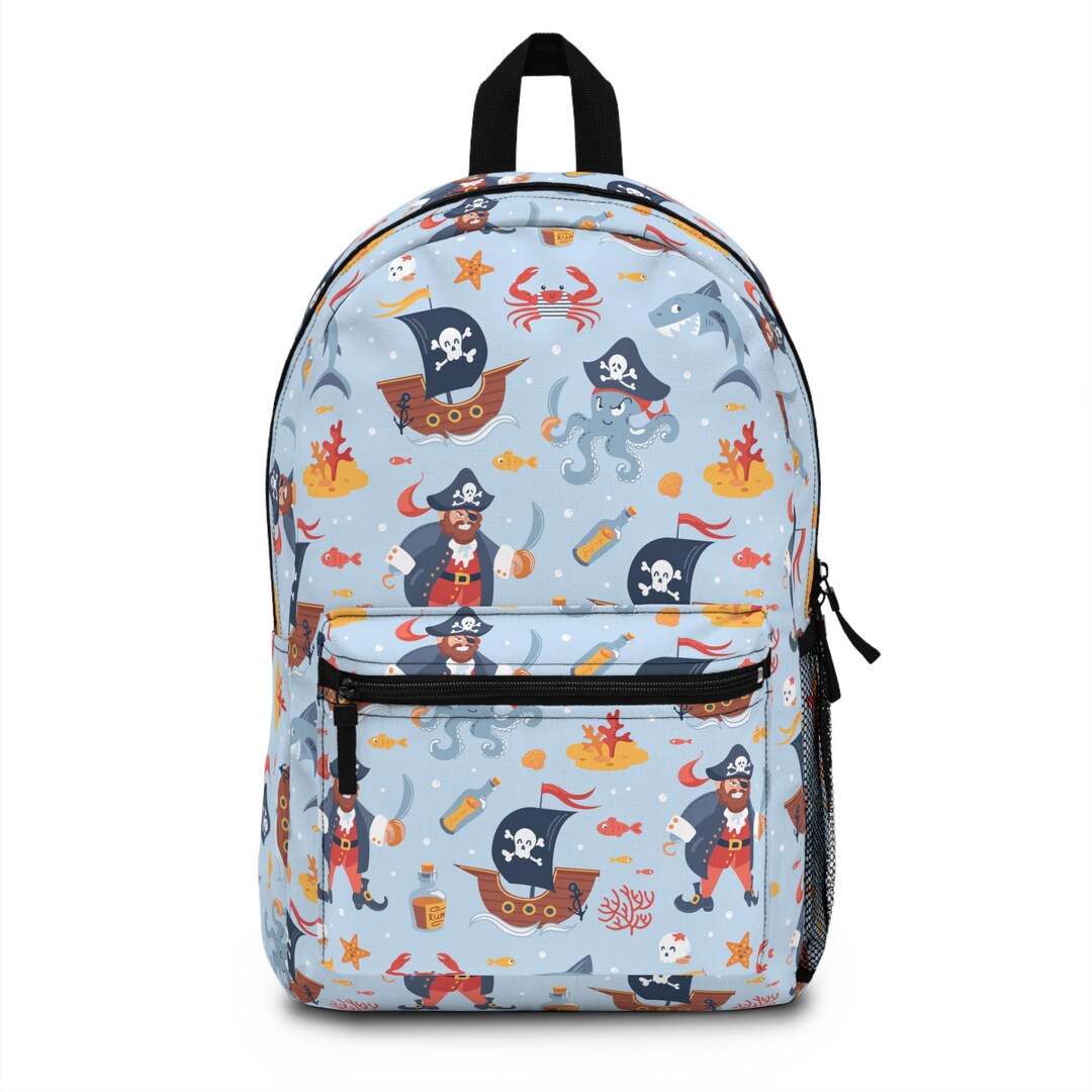Pirate Backpack | Backpack Back to School | Pirate Design | Backpack ...