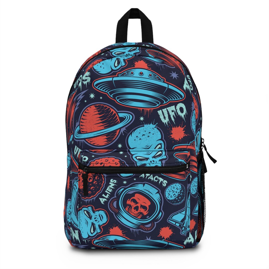UFO Alien Backpack | Backpack Back to School | UFO Design | Backpack ...