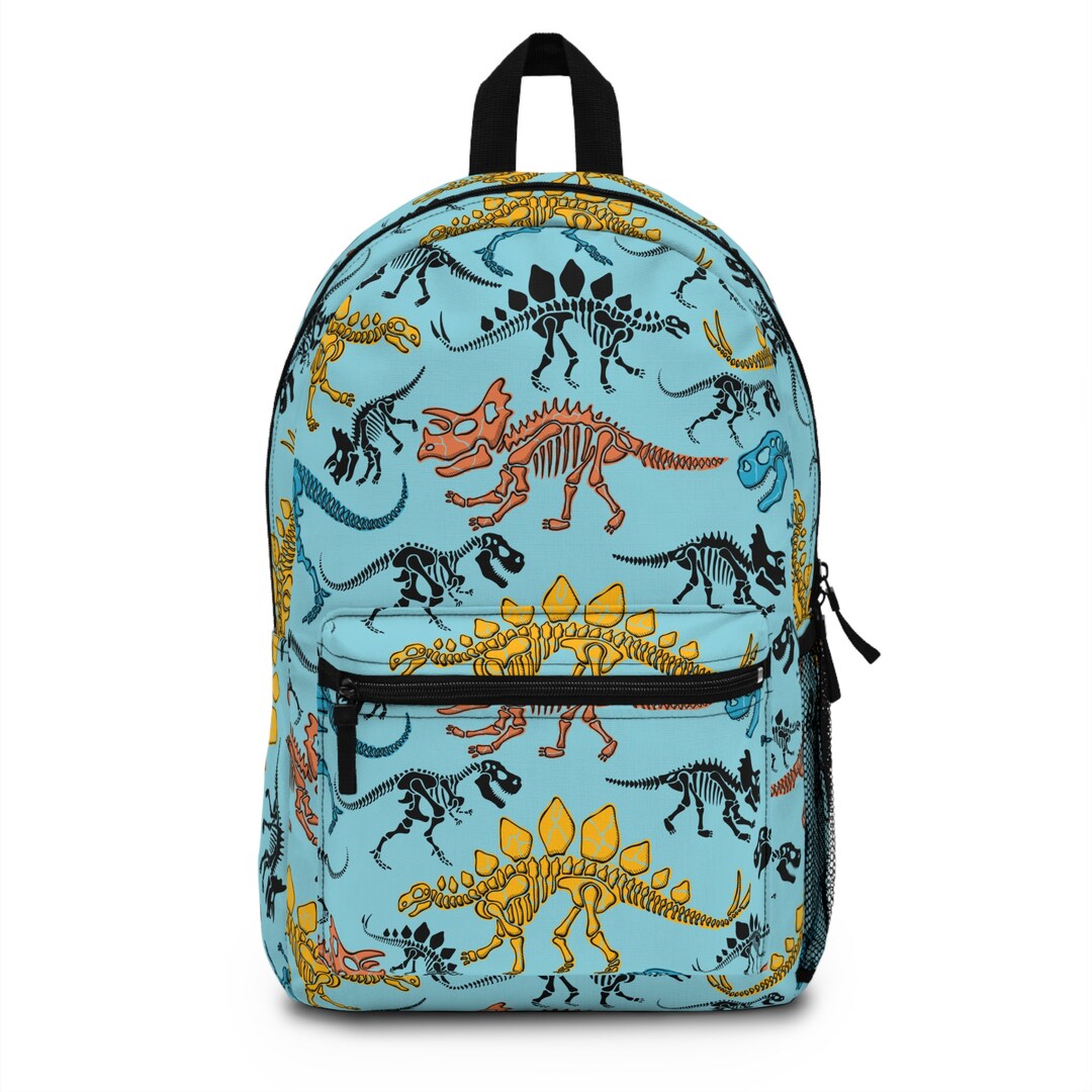 Dinosaur Skeleton Backpack Backpack Back to School Dinosaur Skeleton ...