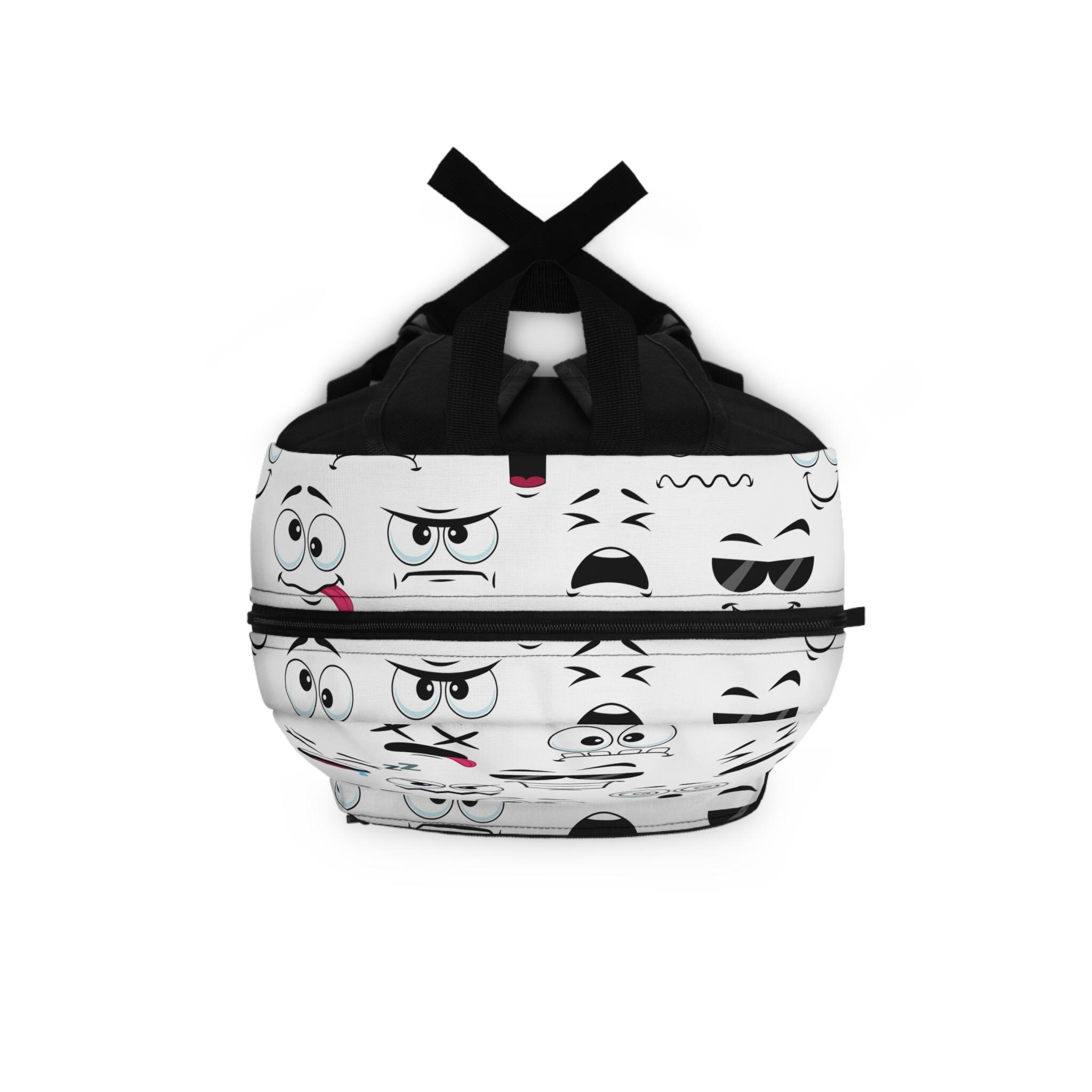 Funny Emojis Backpack | Backpack Back to School | Funny Emojis Pattern ...