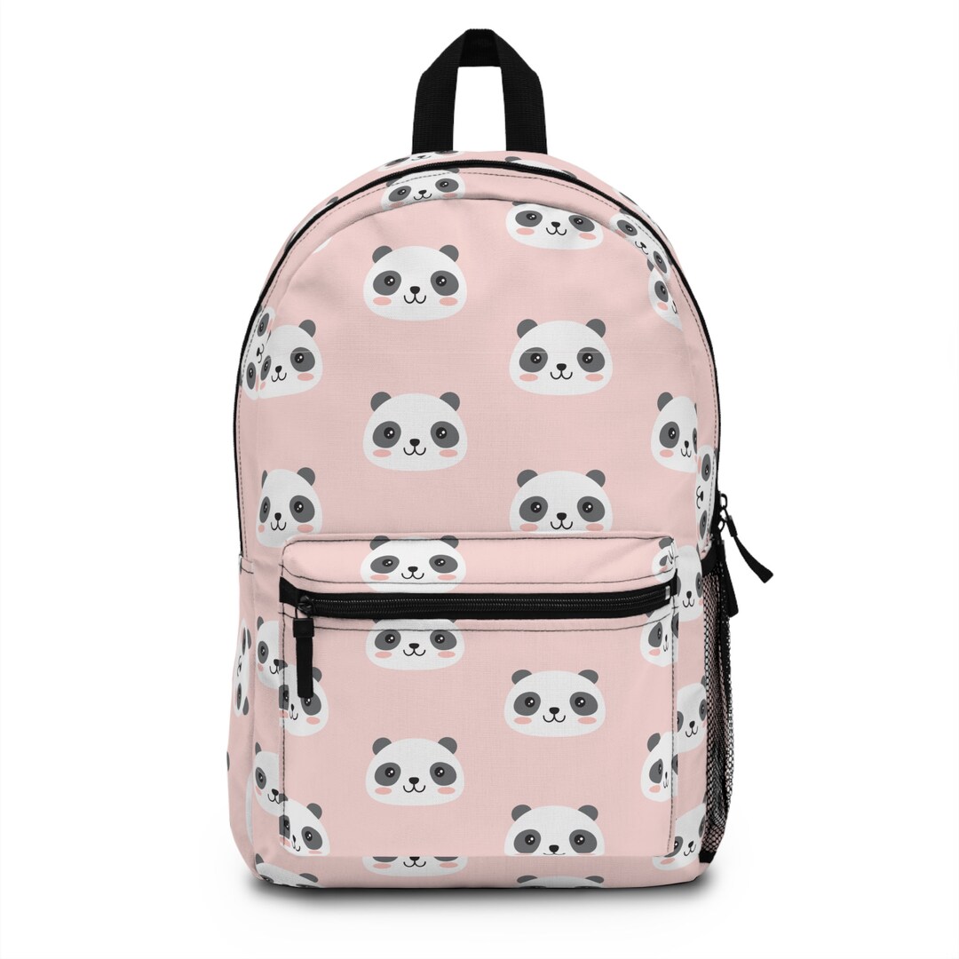 Cute Panda Face Backpack Backpack Back to School Cute Panda Face Design ...