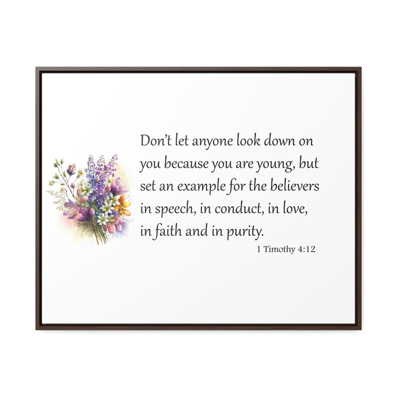 1 Timothy 4 12 - Etsy