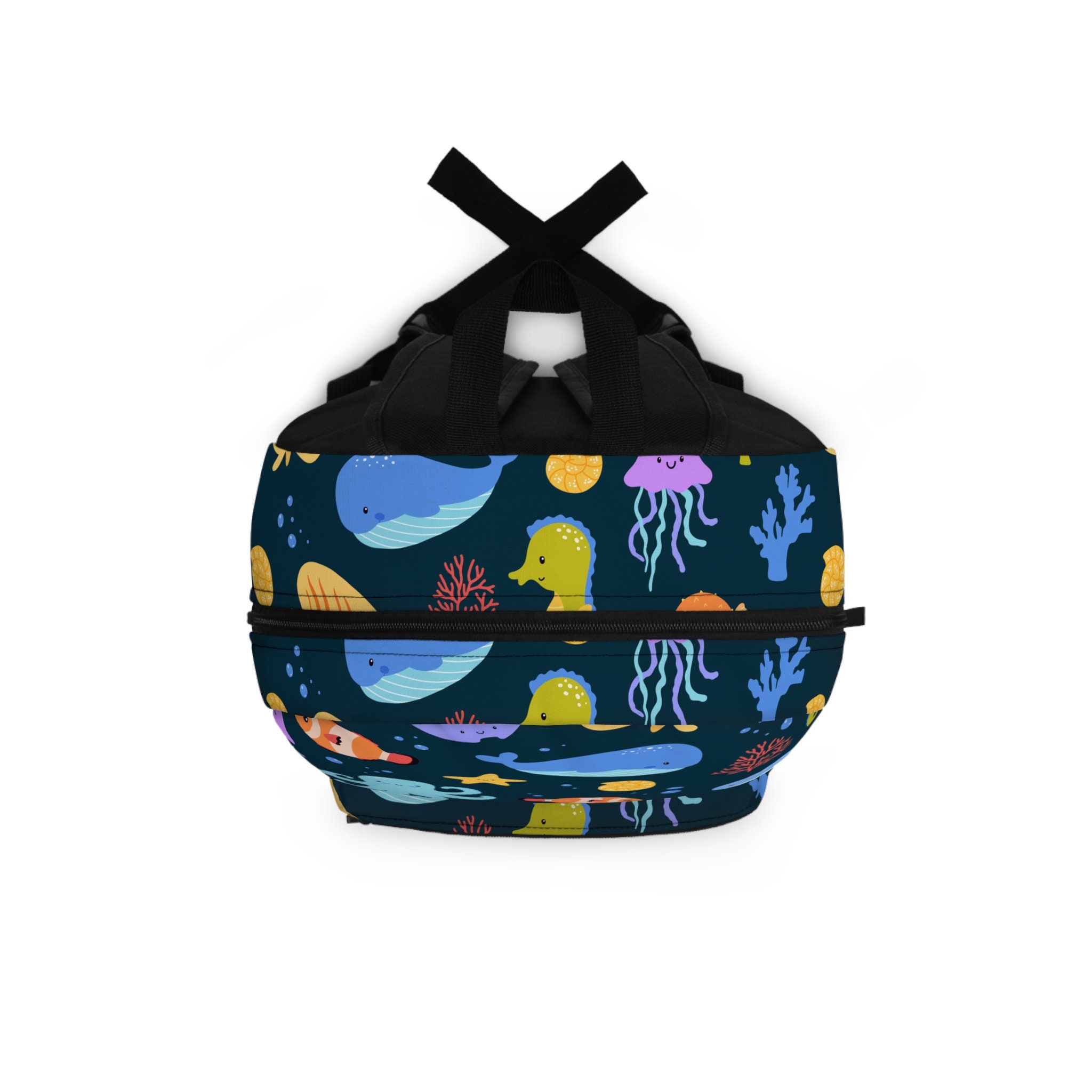Sea Animals Backpack Backpack Back to School Sea Animals Design ...