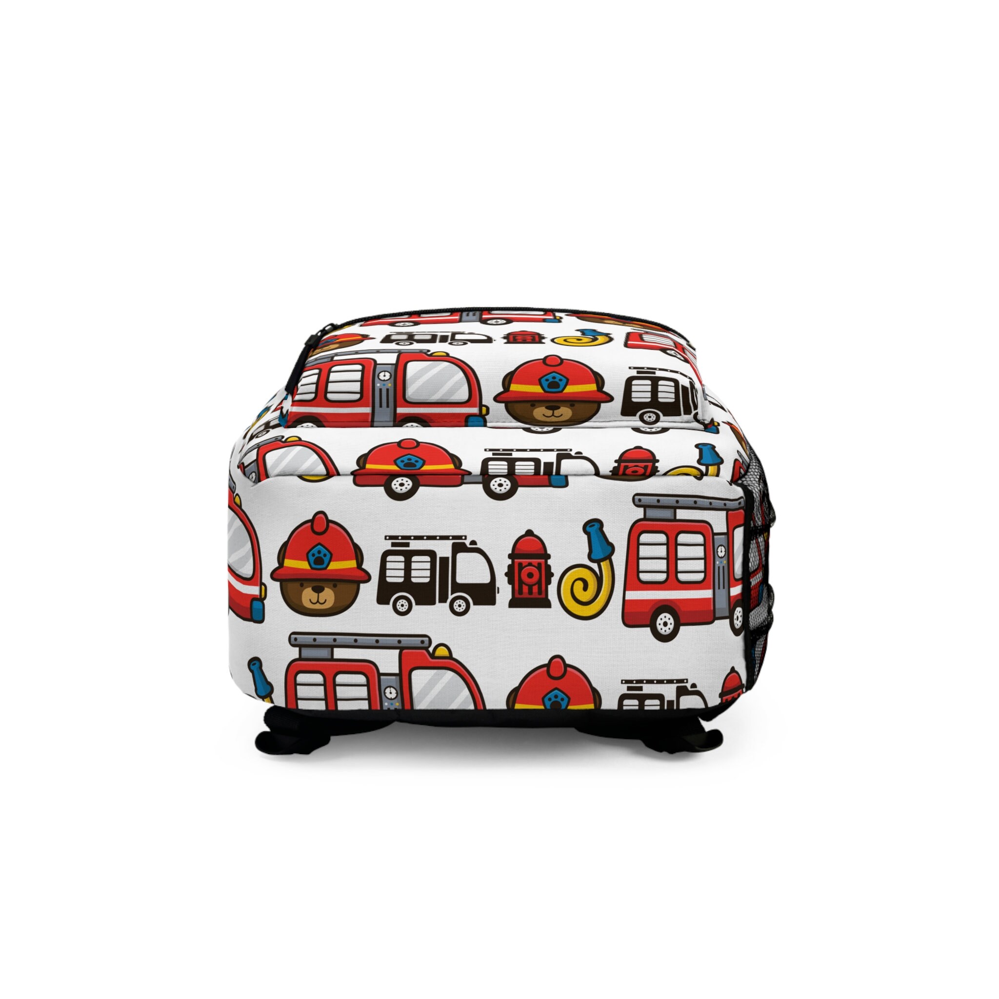 Fire Truck Backpack | Backpack Back to School | Fire Truck Design ...