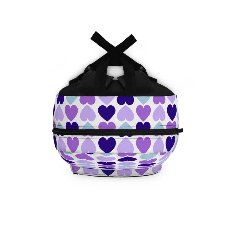 Lavender Hearts Backpack | Backpack Back to School | Hearts Design ...
