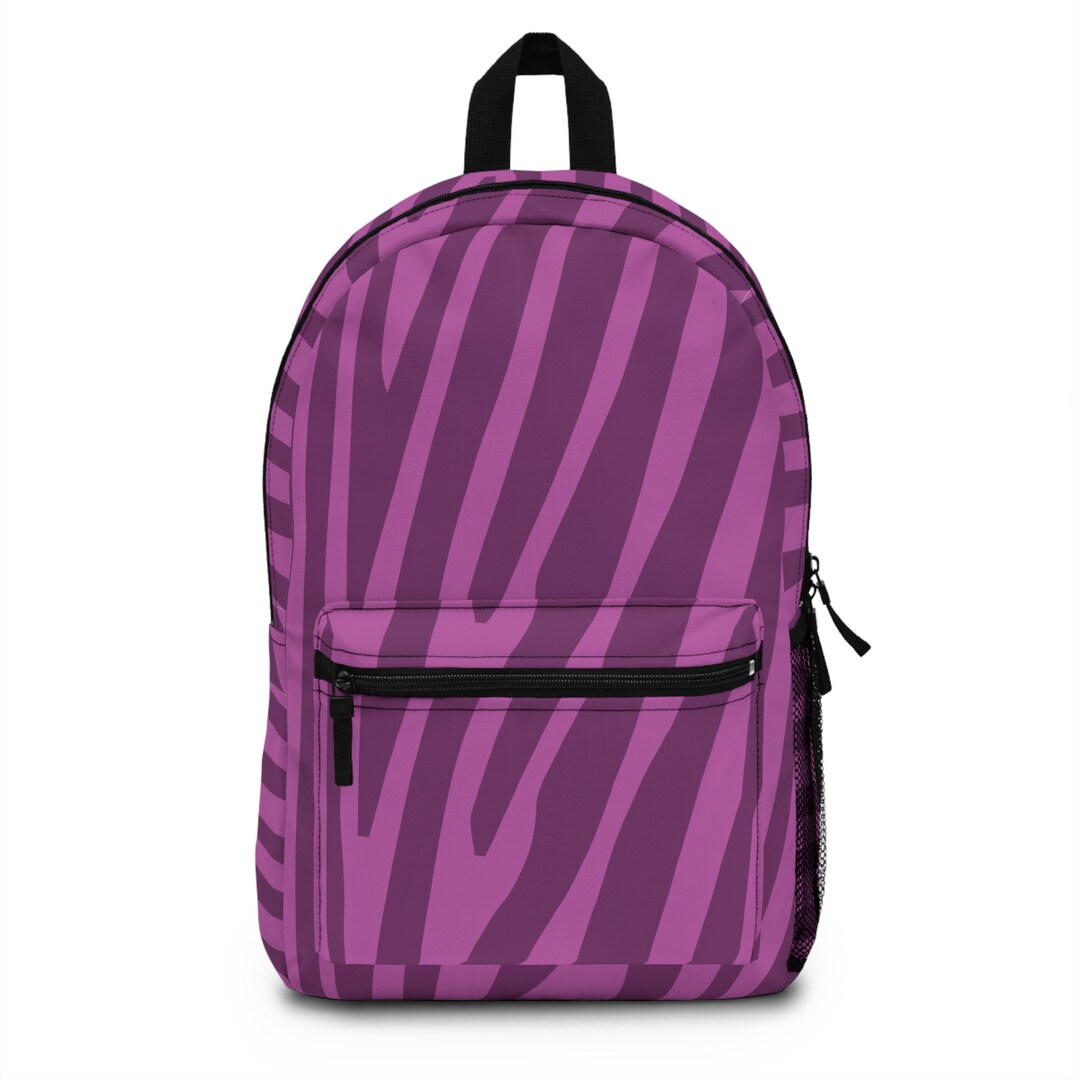 Pink Zebra Animal Print Backpack | Backpack Back to School | Zebra ...
