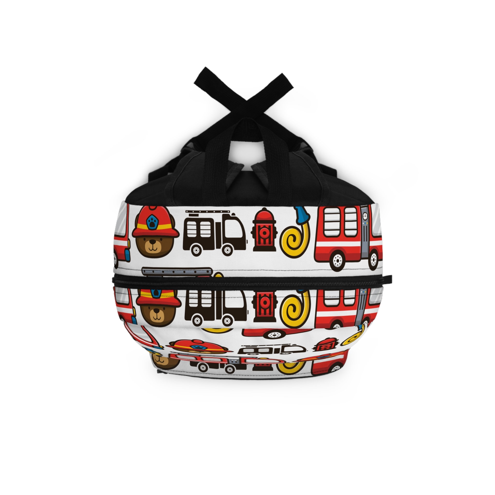 Fire Truck Backpack Backpack Back to School Fire Truck Design Backpack ...