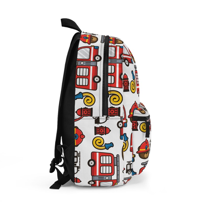 Fire Truck Backpack | Backpack Back to School | Fire Truck Design ...