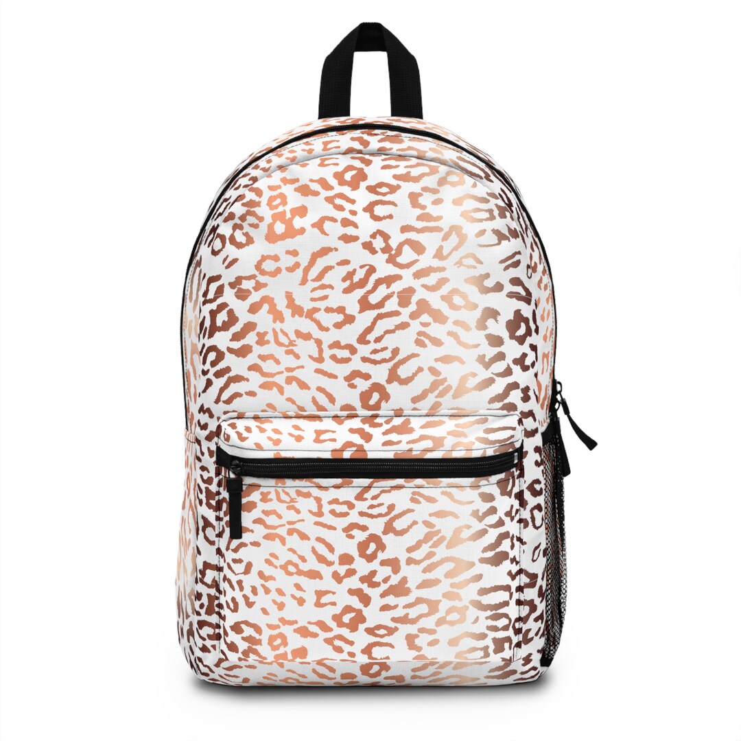Pink Leopard Print Backpack | Backpack Back to School | Leopard Print ...