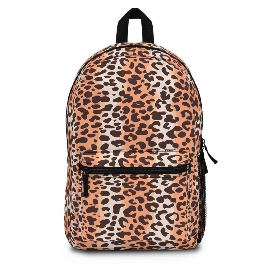 Cheetah Print Backpack | Backpack Back to School | Cat Print | Backpack ...