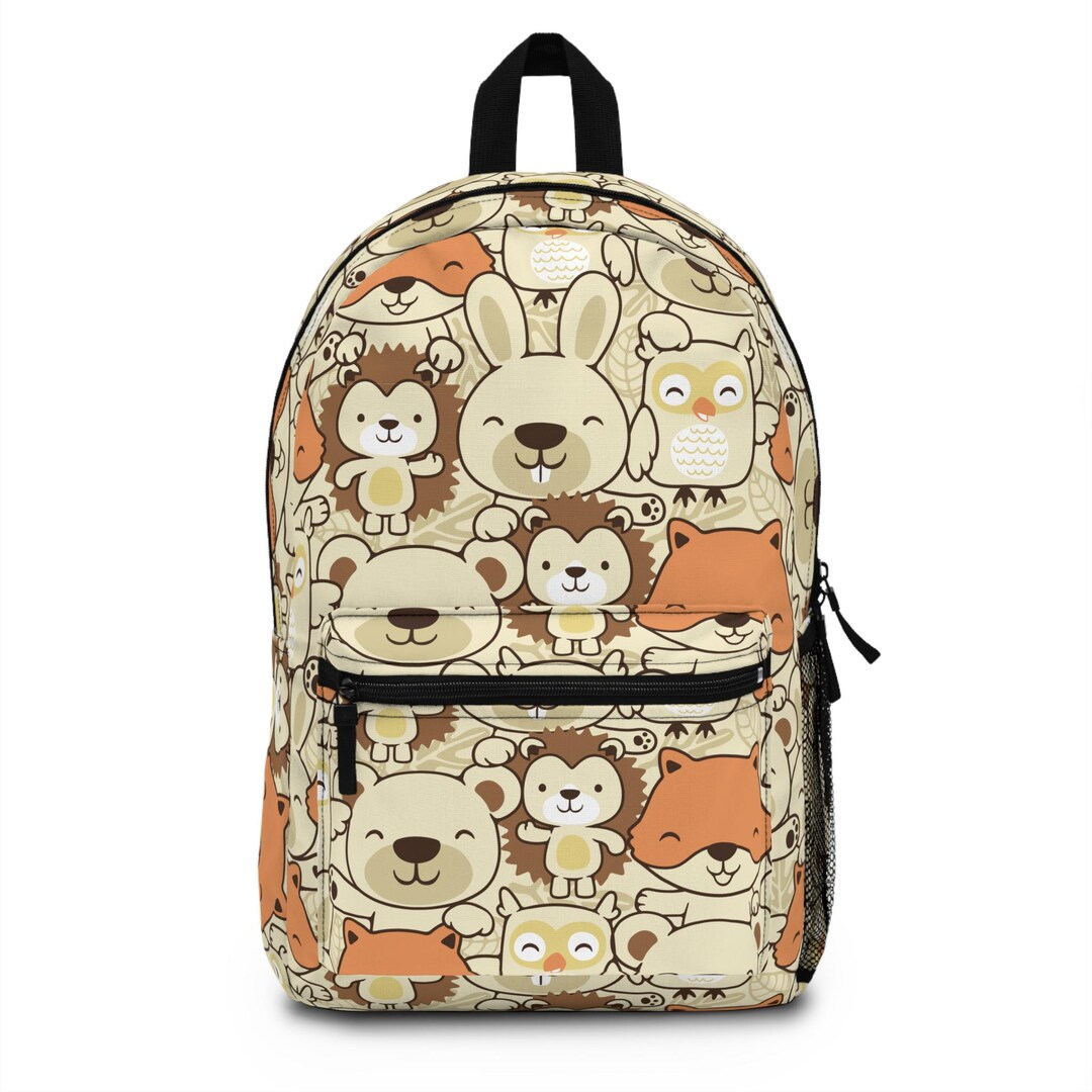 Woodland Creatures Backpack | Backpack Back to School | Backpack for ...