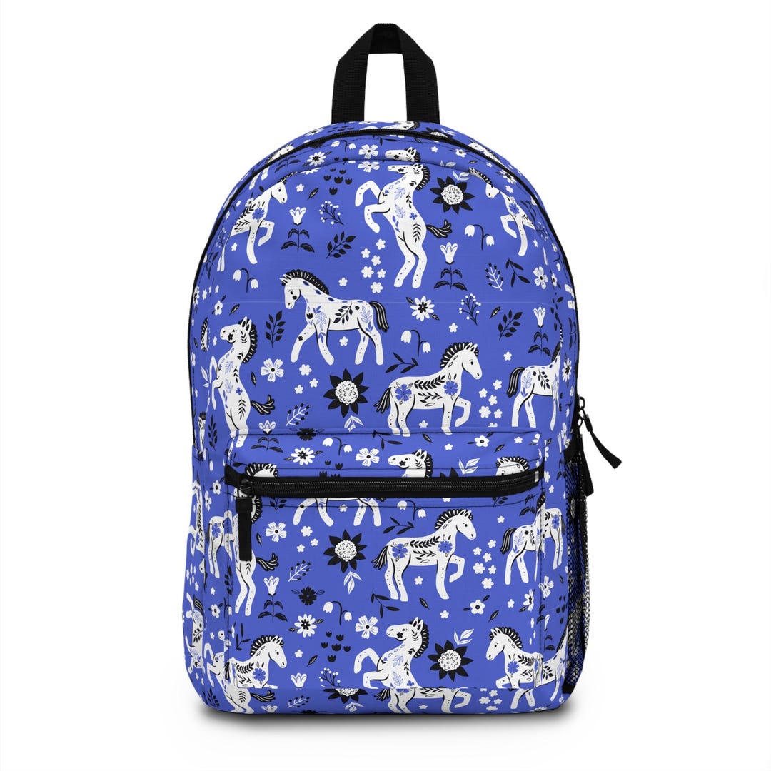 Horses Backpack | Backpack Back to School | Horses Design | Backpack ...