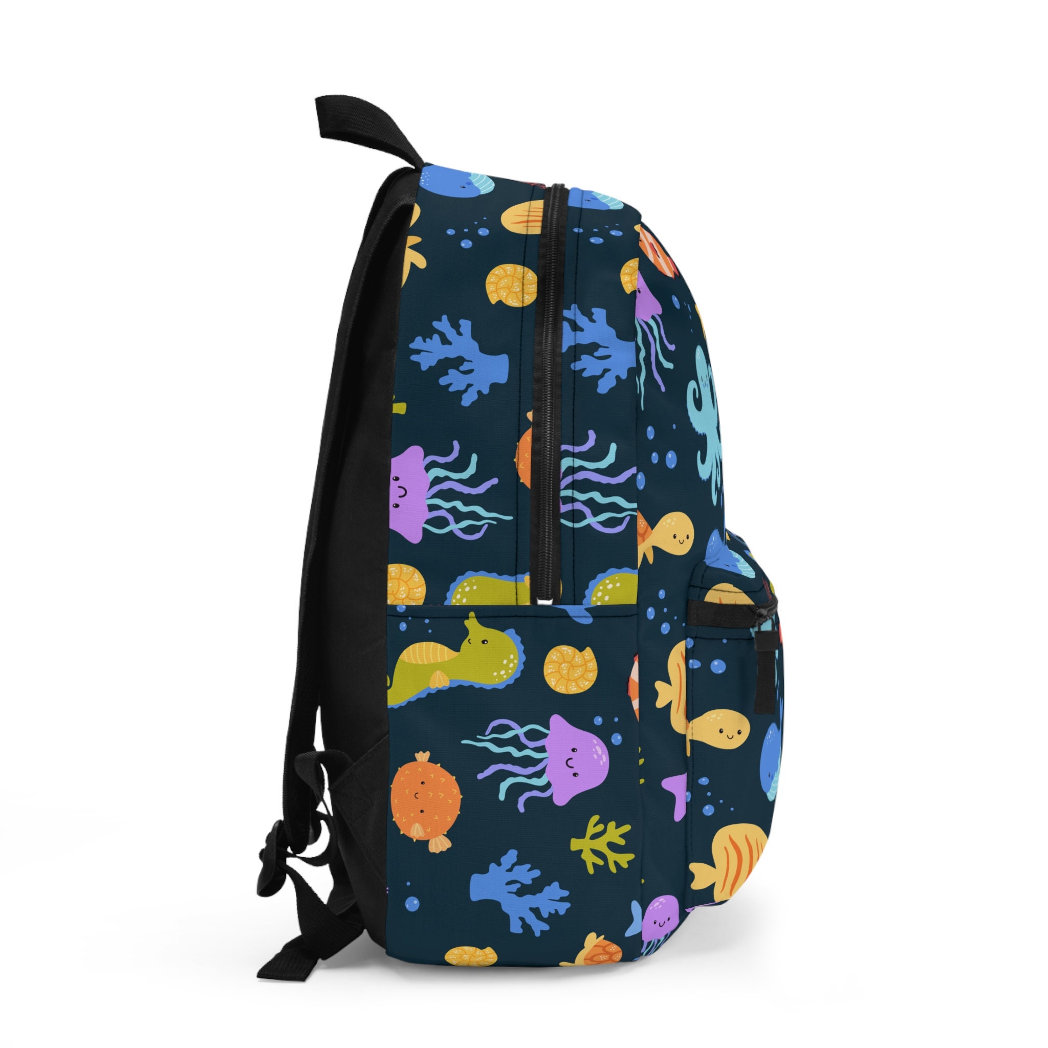 Sea Animals Backpack Backpack Back to School Sea Animals Design ...
