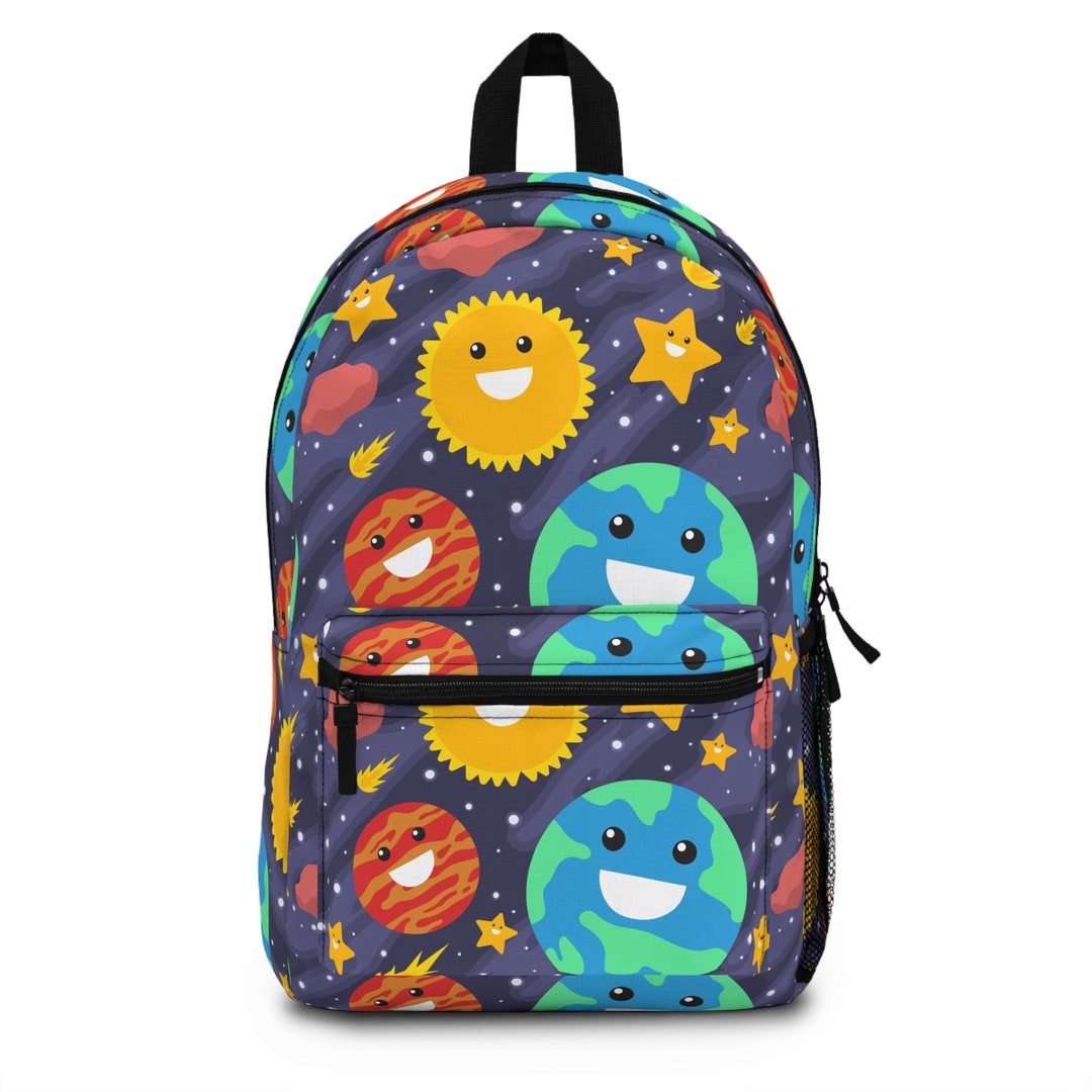 Happy Planets Backpack Backpack Back to School Space Design Backpack ...