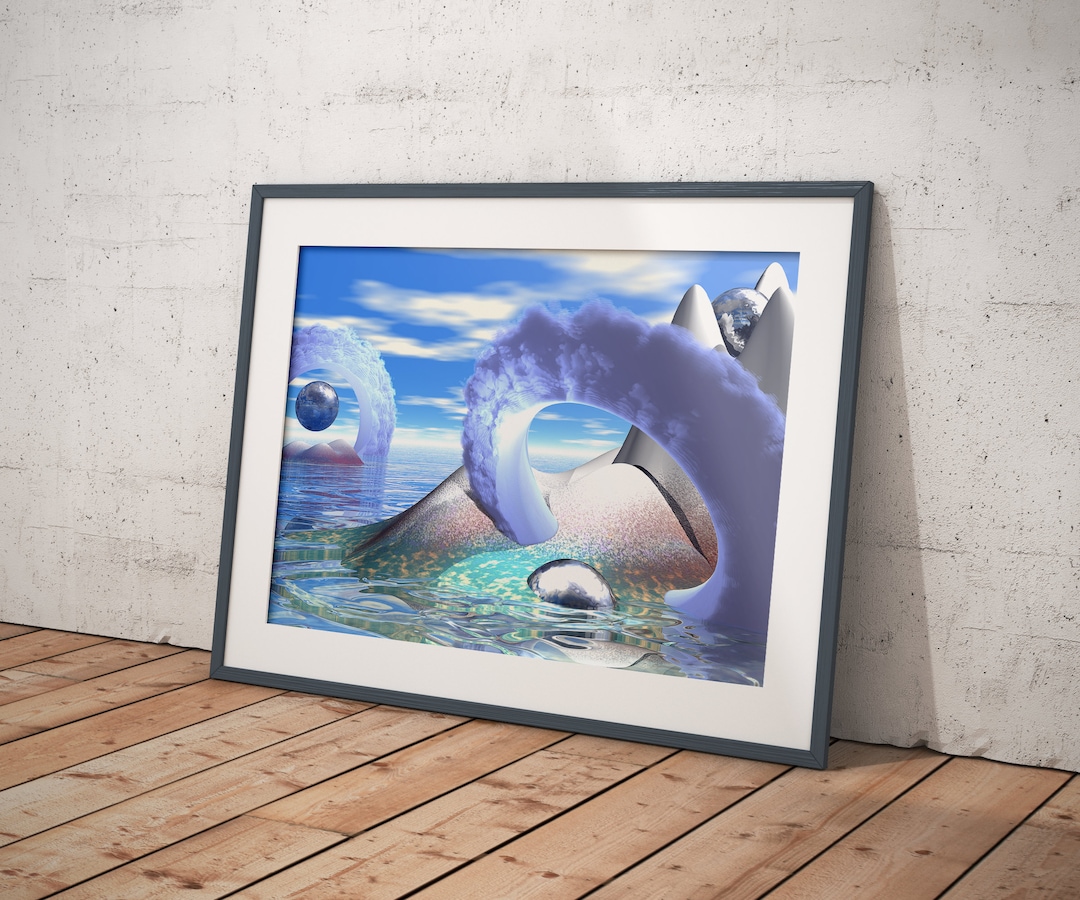 Pachinko Day Retro Vaporwave CGI Poster 24 X 36 - Etsy