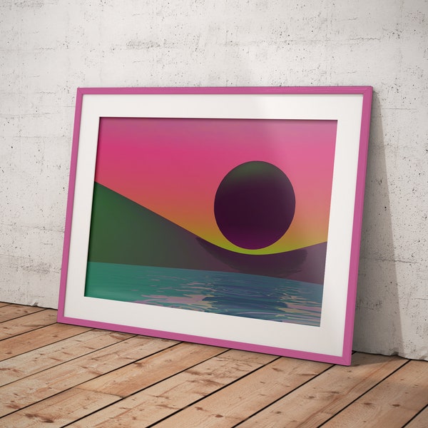 Vaporwave Poster - Etsy
