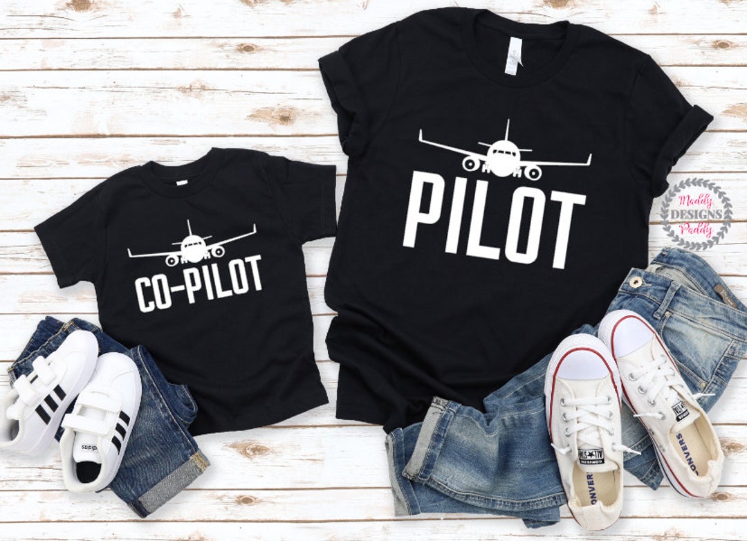 Father and Son Shirts, Pilot Co Pilot Dad Shirts, Father's Day Shirt ...