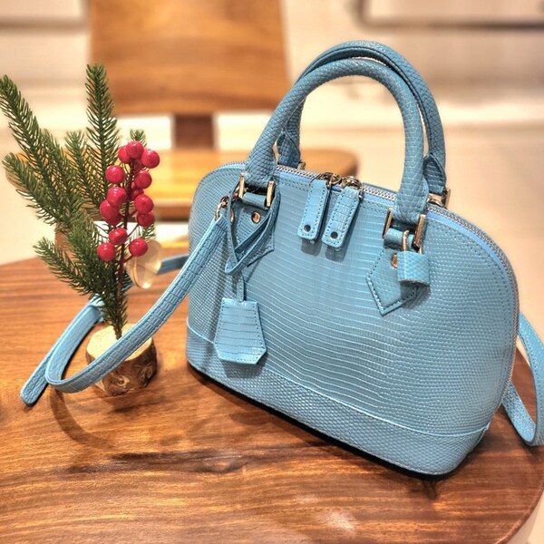 Lizard Skin Handbag - Etsy