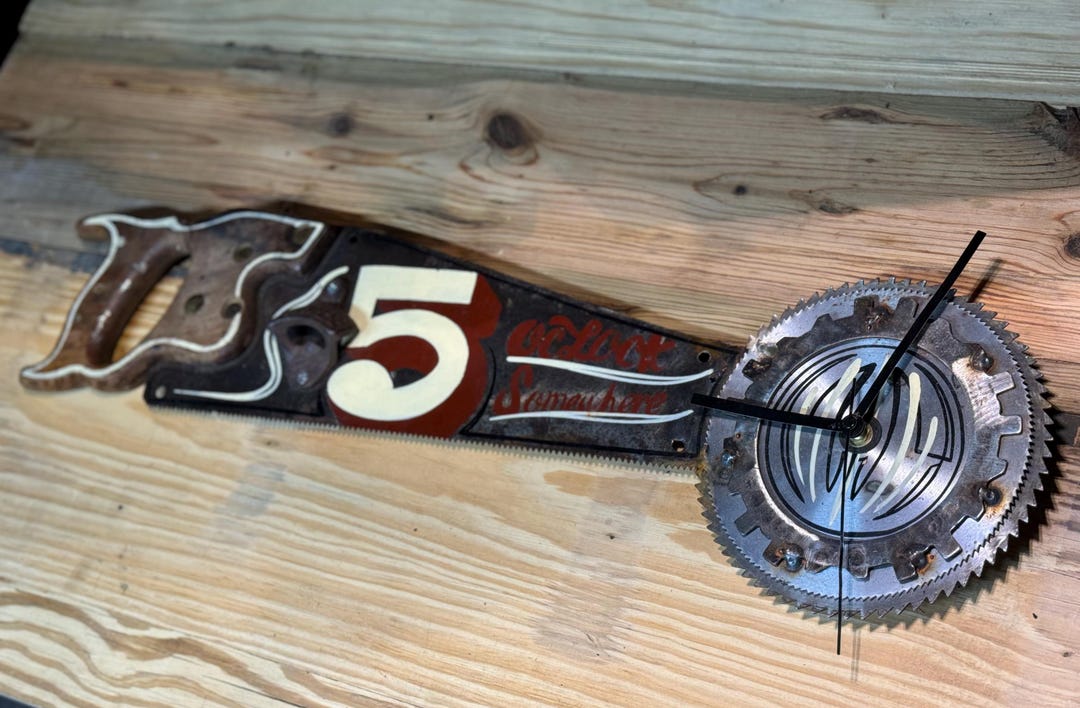 5 O'clock Somewhere Hand-painted Saw With Bottle Opener & Pinstriped ...