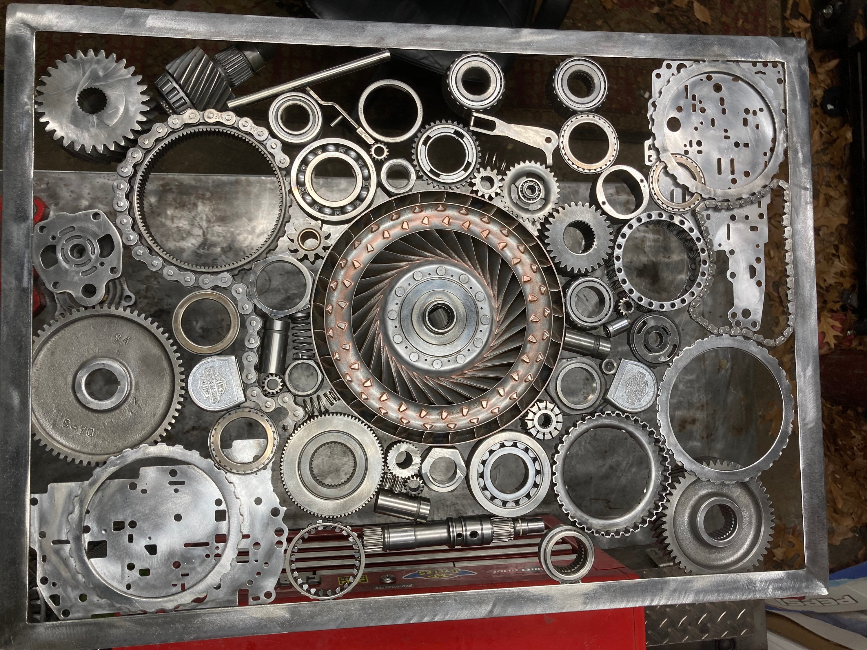 Gear Heads End Table - Etsy