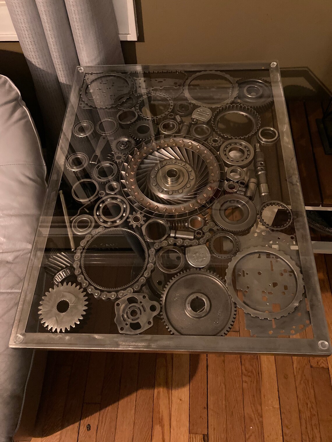 Gear Heads End Table | Etsy