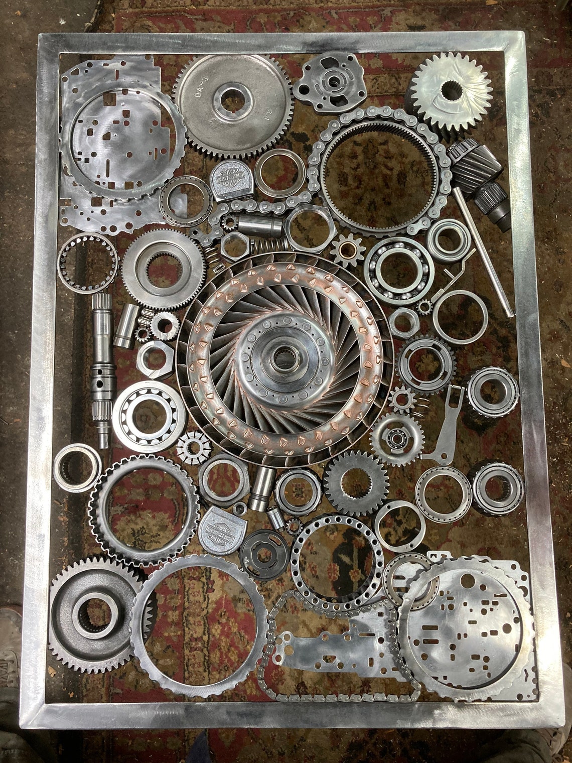 Gear Heads End Table - Etsy