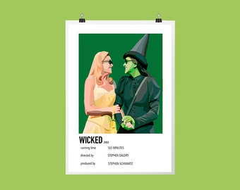 Wicked Musical Poster | Etsy