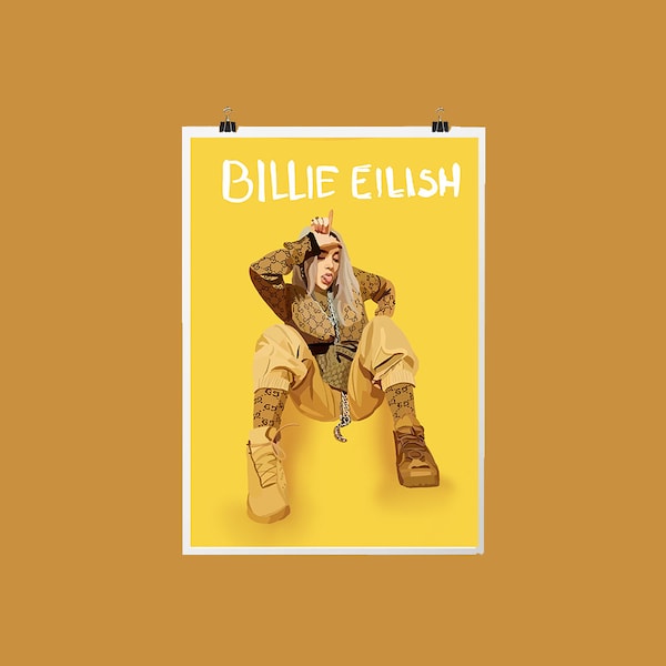 Billie Eilish Poster - Etsy