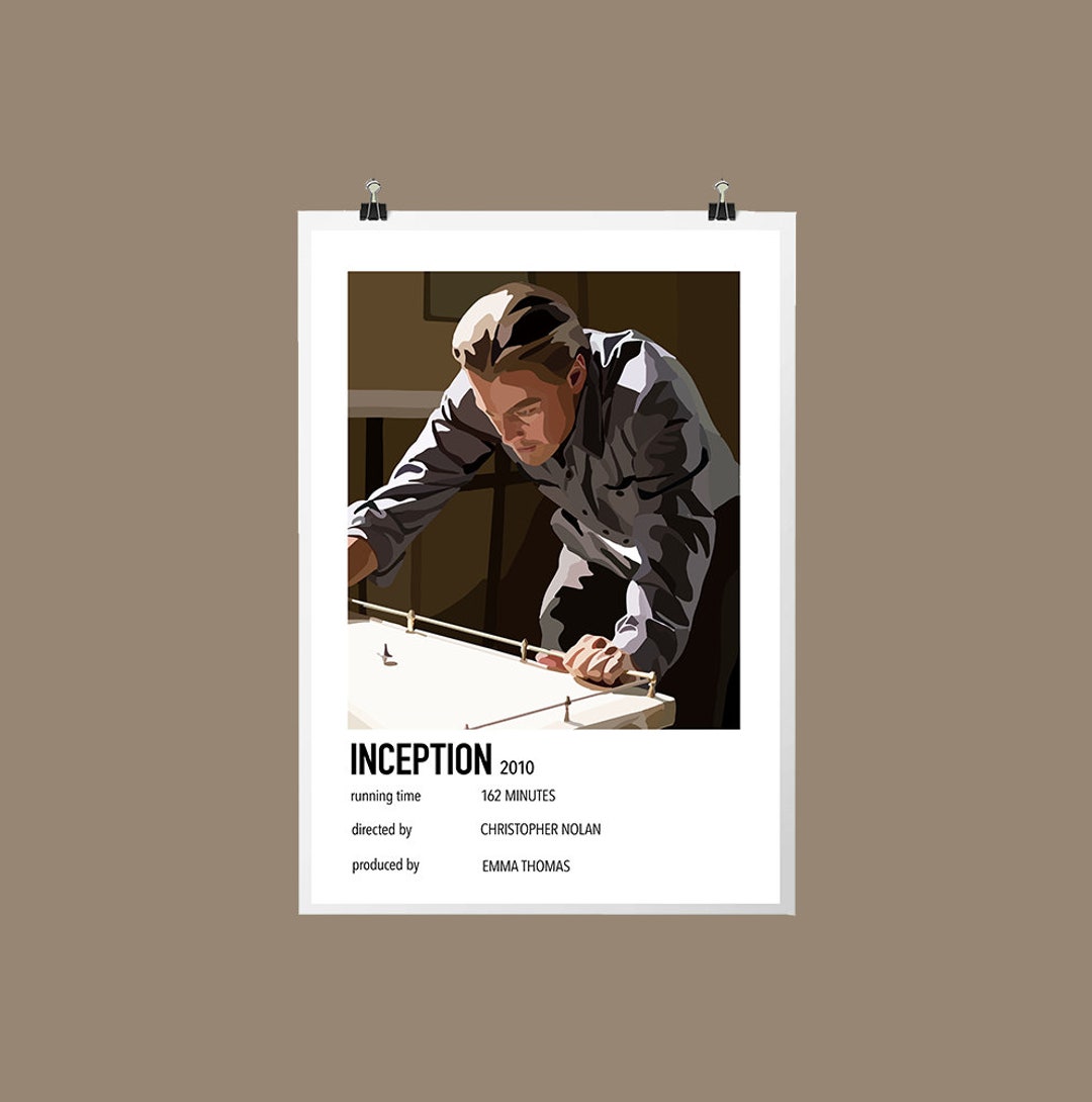 Inception Illustration Film Poster - Etsy