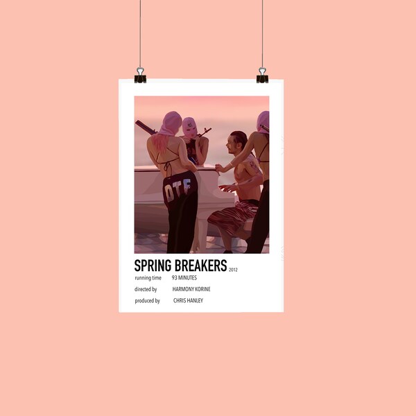 Spring Breakers Poster - Etsy