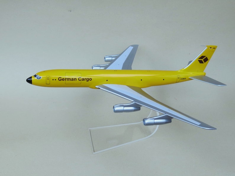 Boeing 707 Scale 1:100german Cargo Livery Exclusive Handmade - Etsy ...