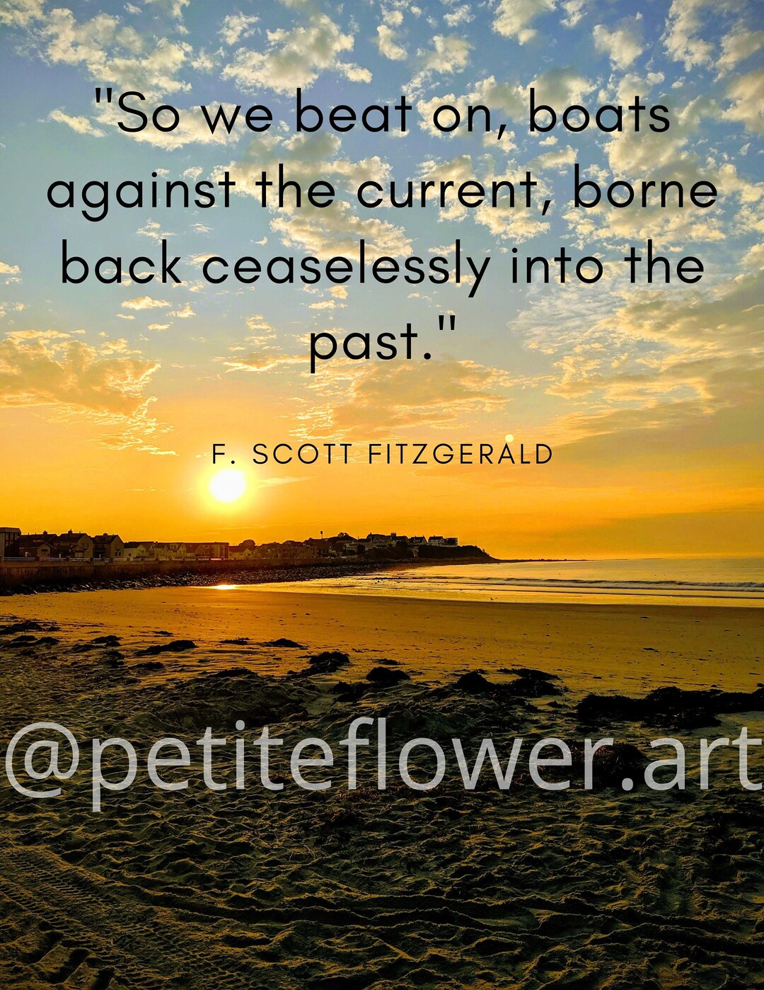 The Great Gatsby Quote - Inspirational Poster - Classroom Poster ...