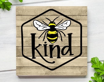 Bee Kind Sign | Etsy