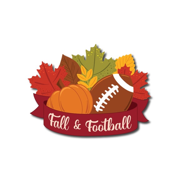 Fall and Football Door Hanger Sign Wreath Sign Wreath - Etsy