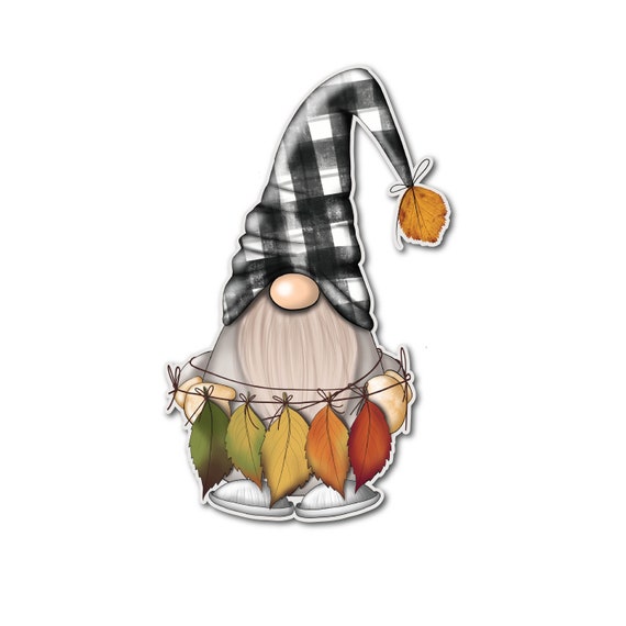 Fall Leaf Banner Gnome Door Hanger Sign Wreath Sign Wreath - Etsy