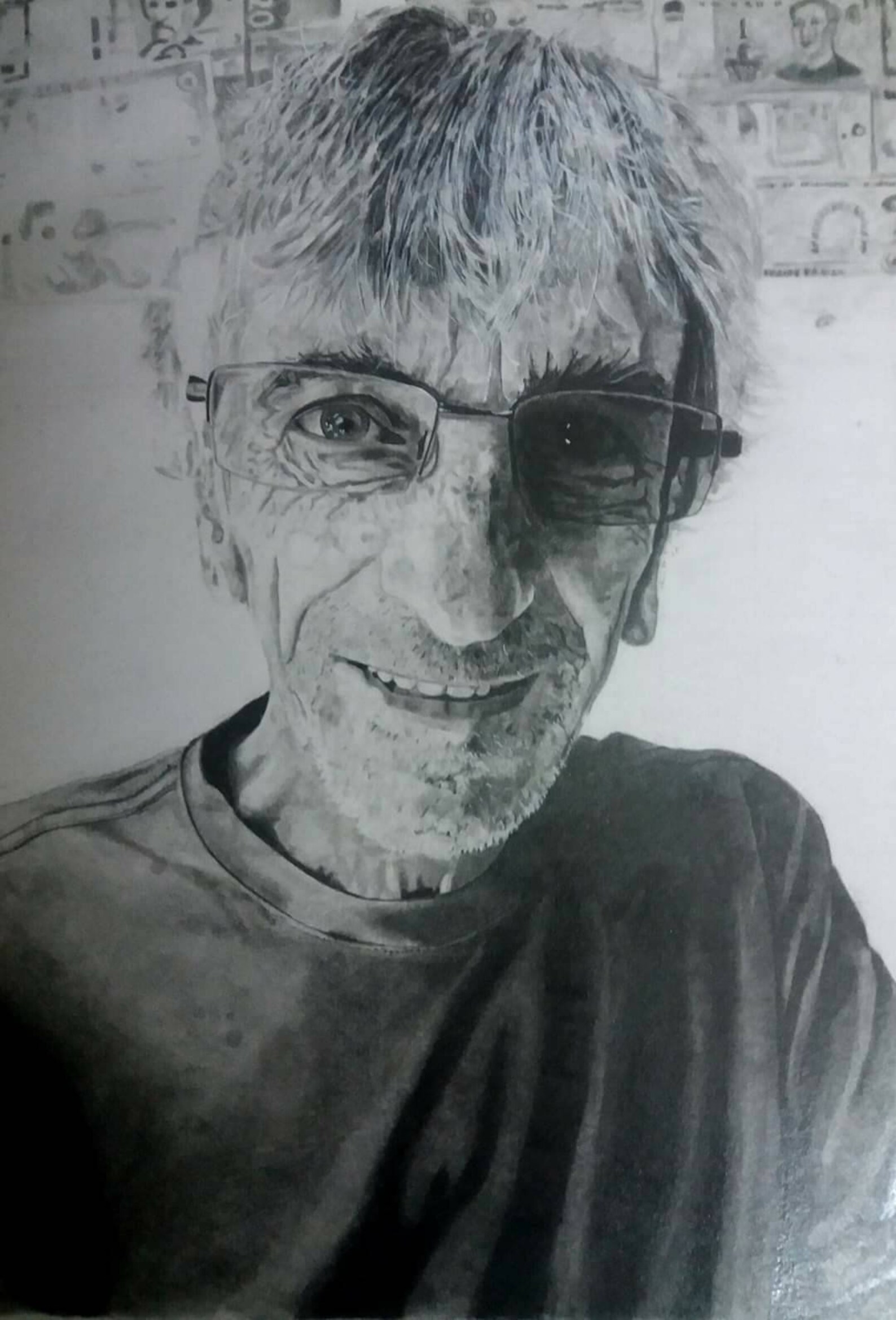 A4 hand made pencil portrait person or pet made to order by | Etsy