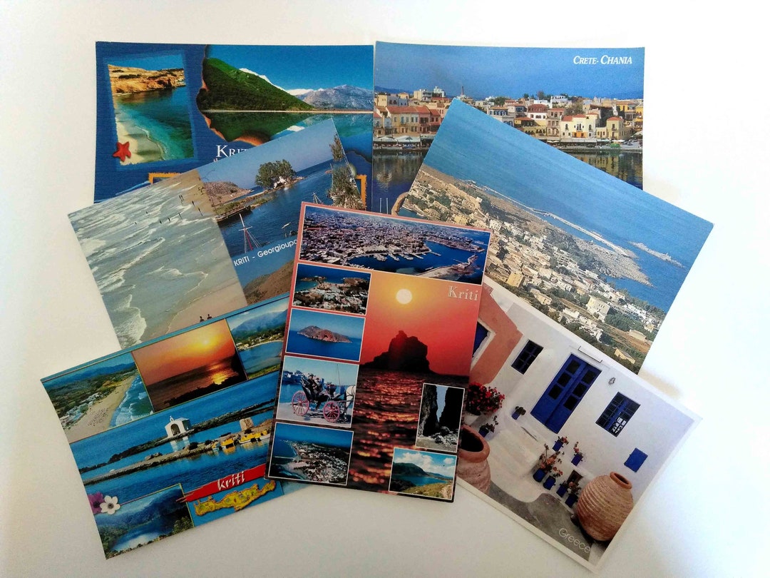 Crete Vintage Postcards Pack of 10 - Etsy