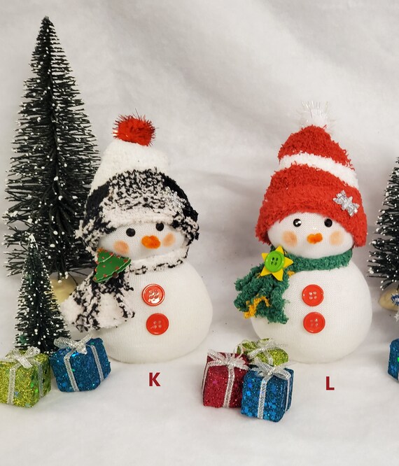 Adorable Hand Crafted Snowmen. Each Has Their Own Unique - Etsy