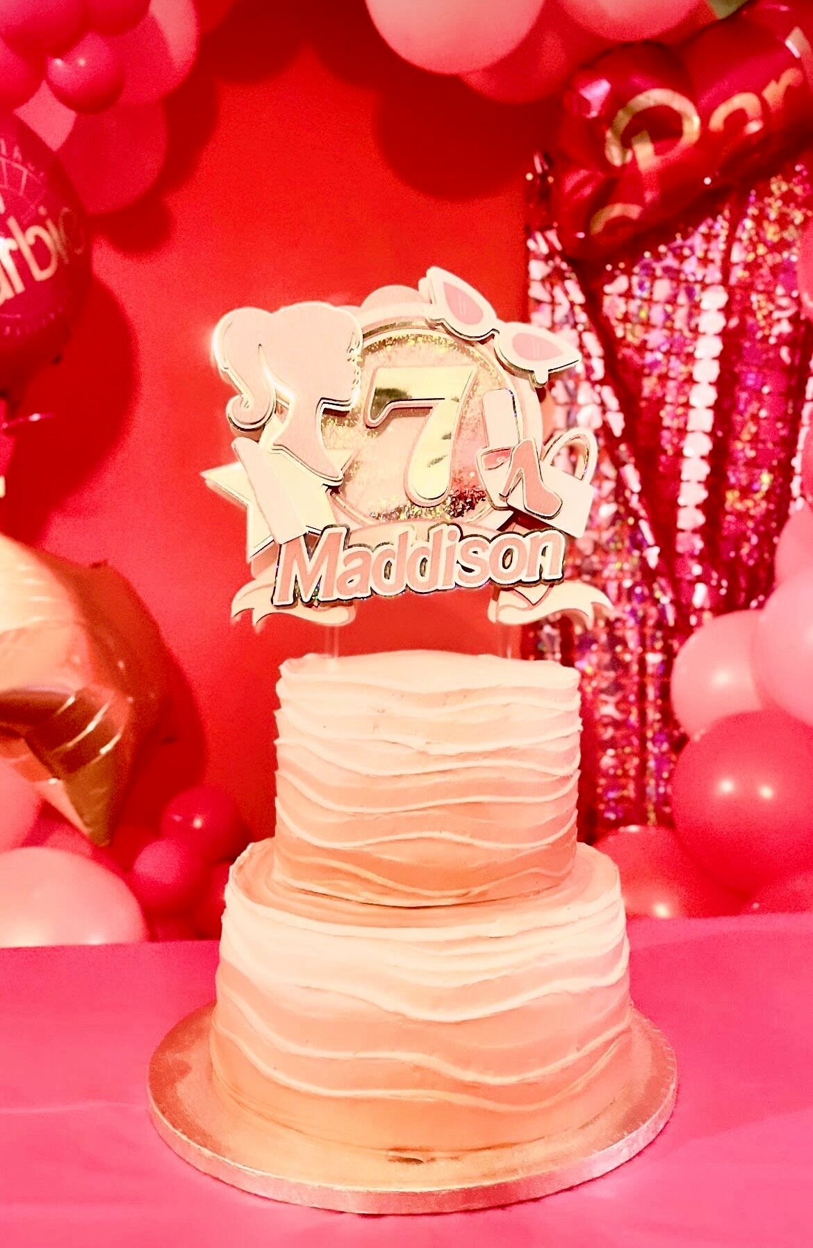 Fashion Doll Cake Topper Doll Party Decorations Fashion Birthday Cake ...