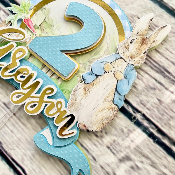 Peter Rabbit Cake Topper - Etsy Australia