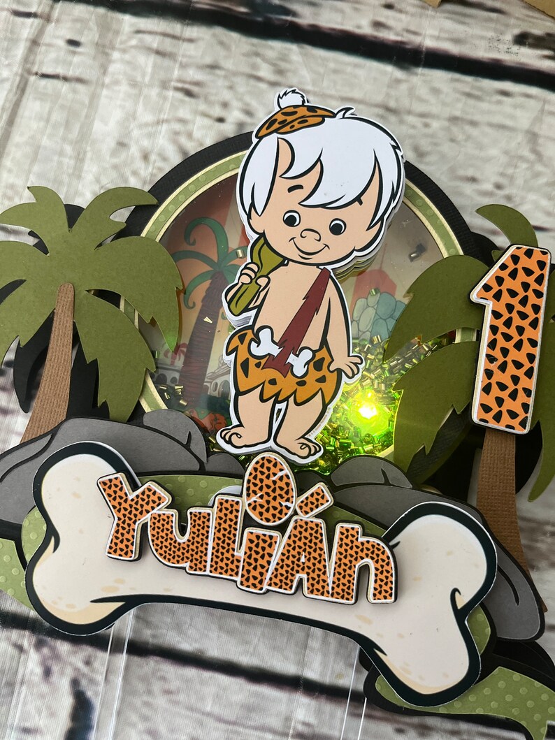 Bam Bam Cake Topper Bam Bam Party Decorations Bam Bam Birthday Cake ...