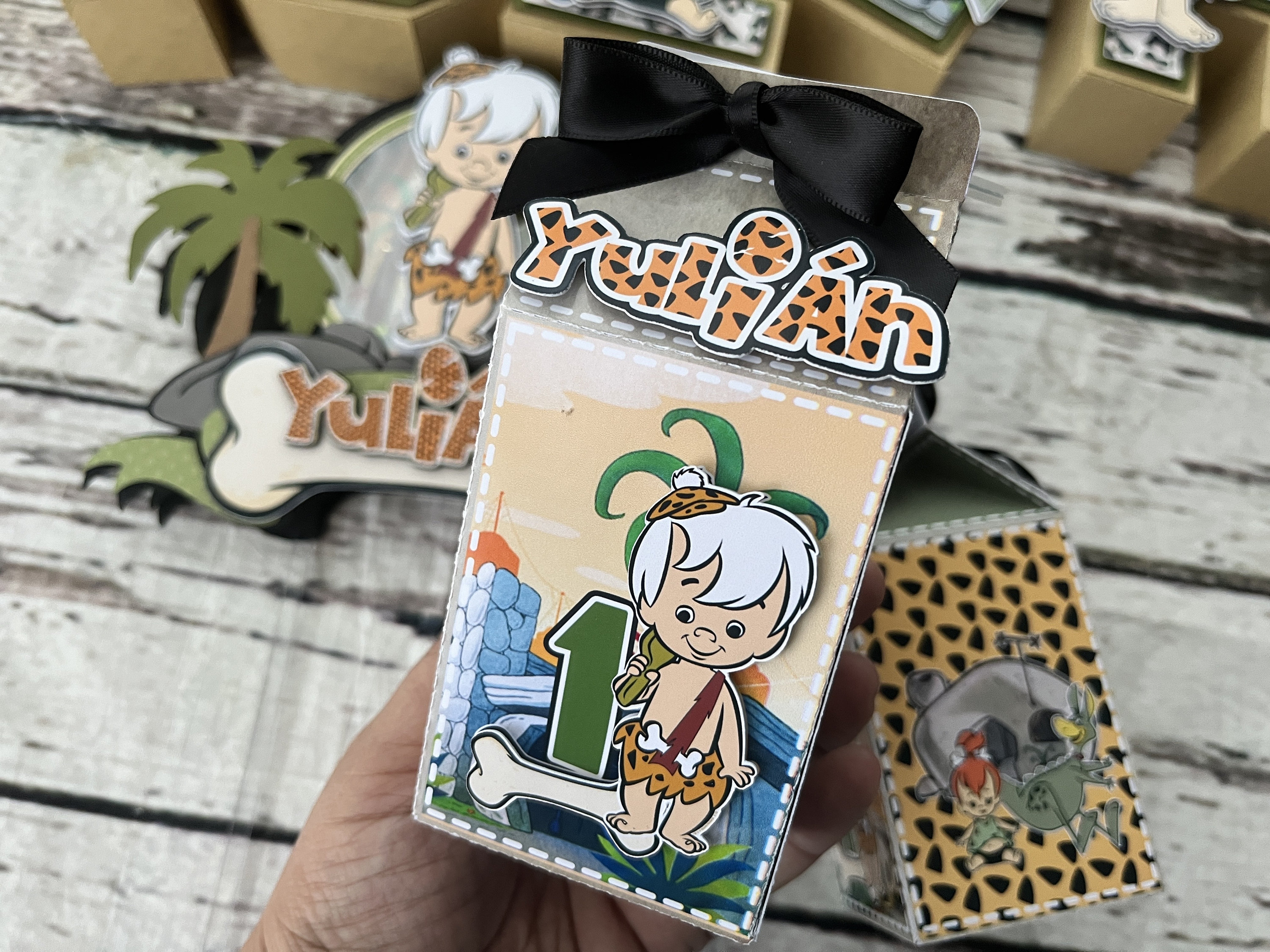 Bam Bam Favor Boxes Bam Bam Party Decorations Bam Bam Birthday ...