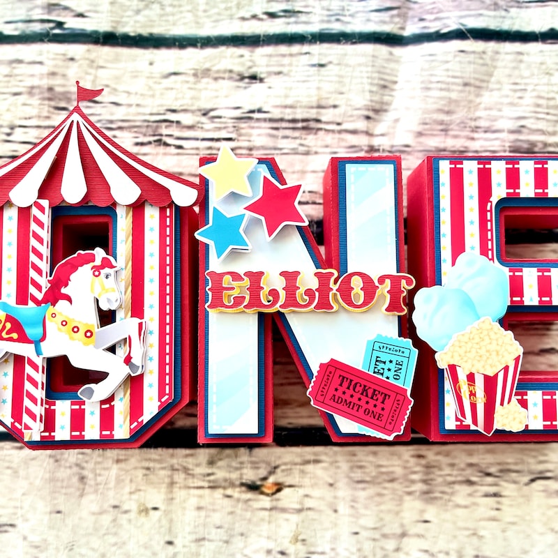 Carnival Letters - Etsy