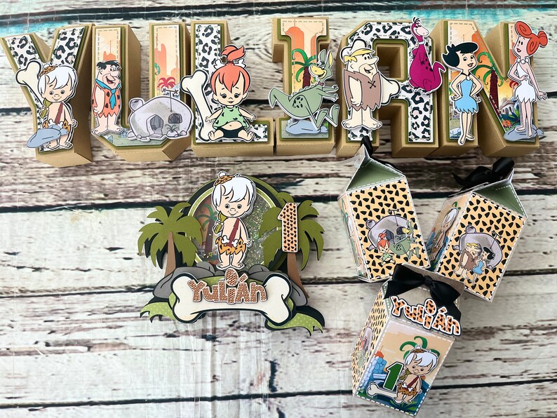 Bam Bam 3D Letters, Bam Bam Flintstone Birthday Party Bam Bam Pebbles ...
