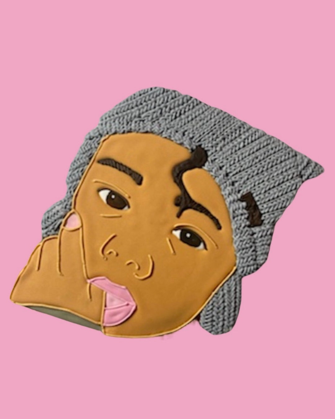 Custom Face Cookie W Personalised Tin A5 or A4 - Etsy