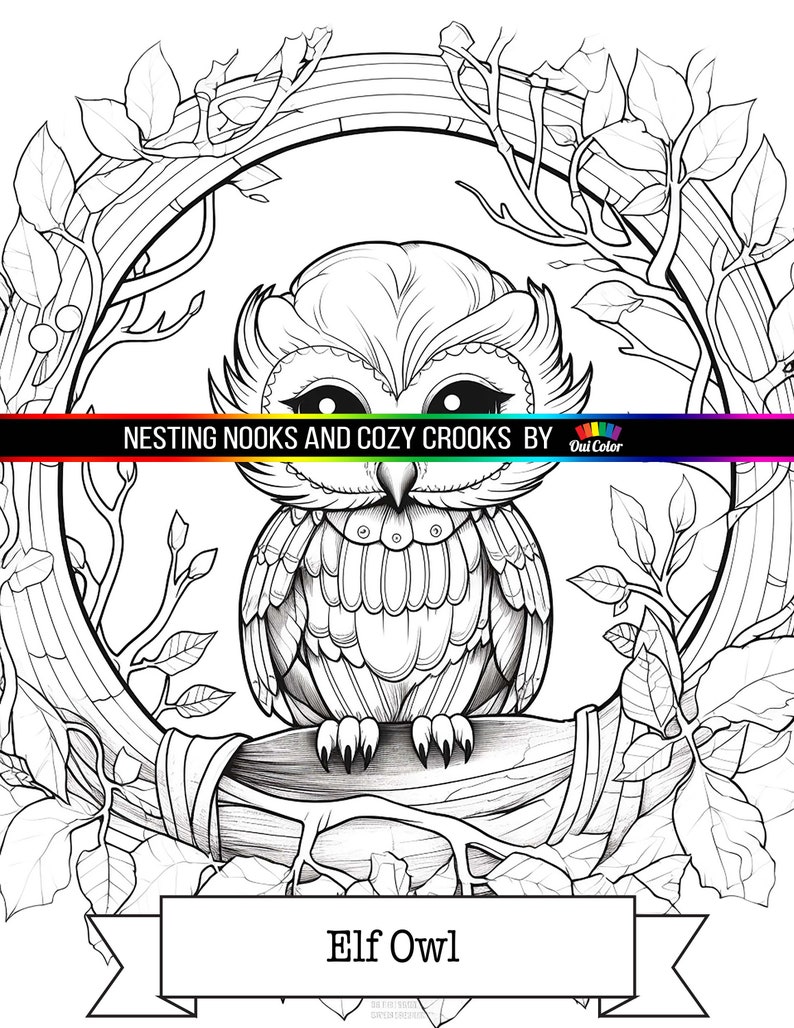 30 Baby Owl Coloring Pages Fantasy Coloring Page Book Grayscale ...