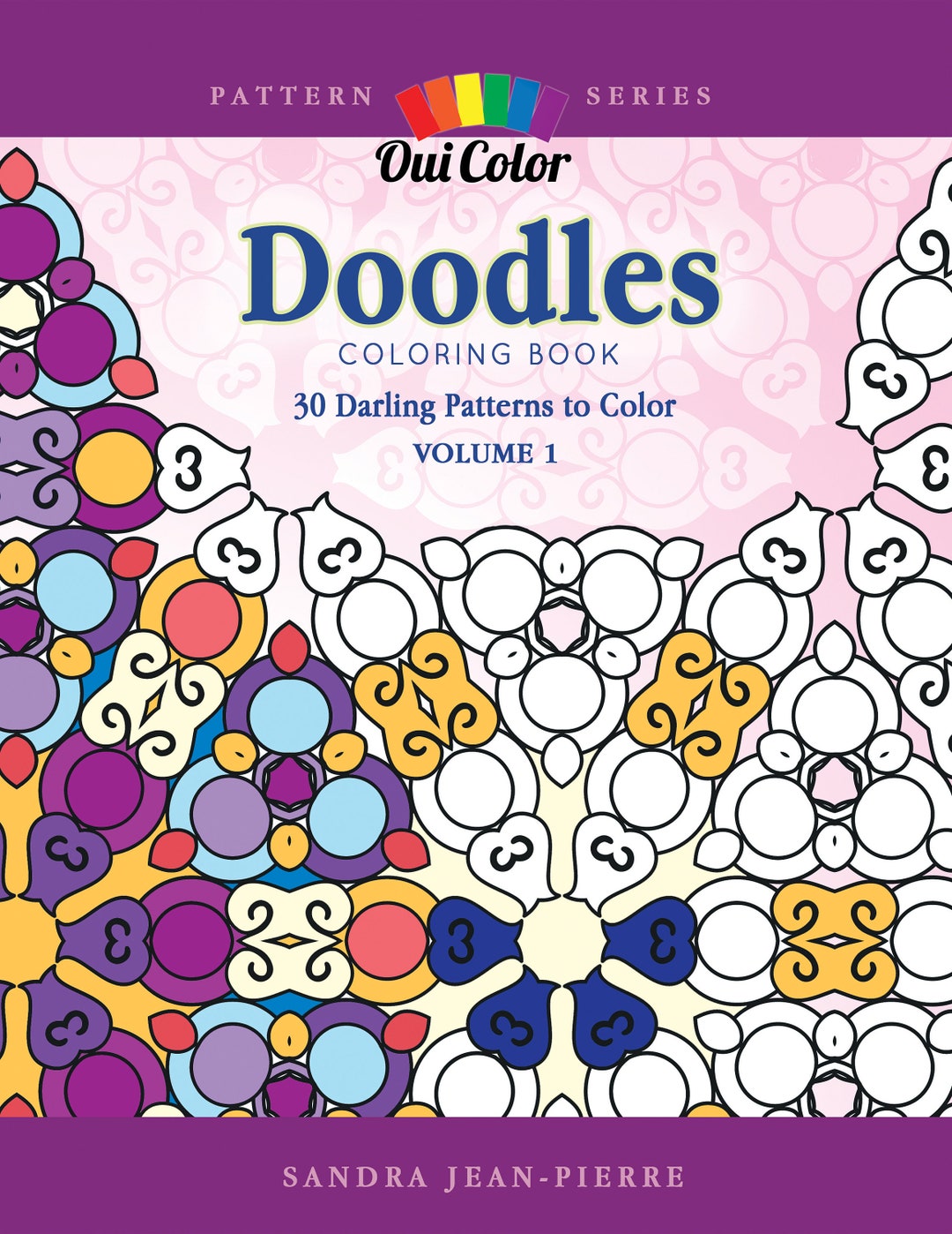 Pattern Pages Adult Coloring Book Printable | Doodles: 30 Darling ...