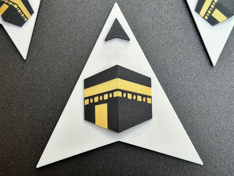 Qibla Direction Indicator 3D Sticker Eid Gift, Ramadan Gift, Prayer ...